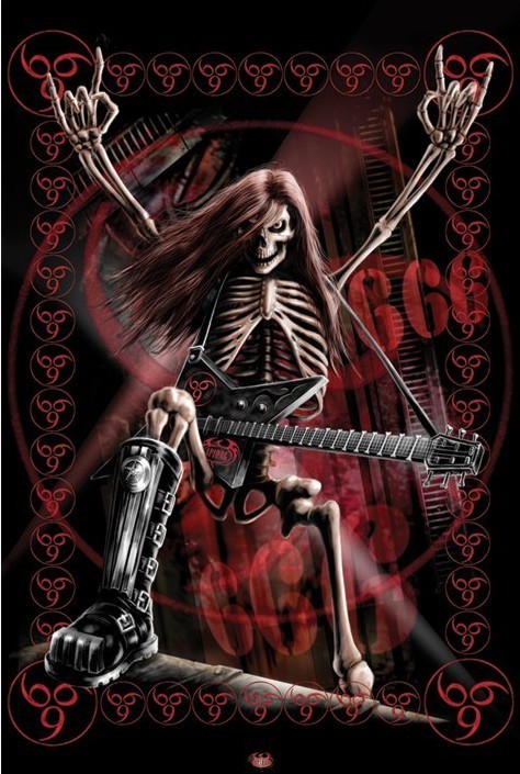 Poster, Quadro Spiral - metalhead | Posters de parede | 3+1 GRATIS ...