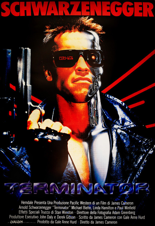 Terminator 1 Movie Poster