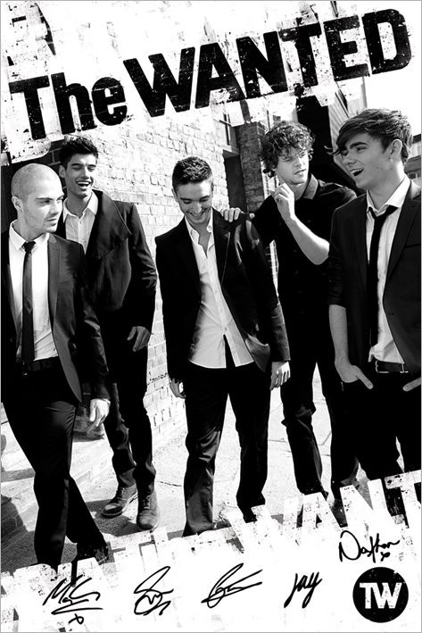 Poster The Wanted - b&w | Wall Art | 3+1 FREE | Europosters