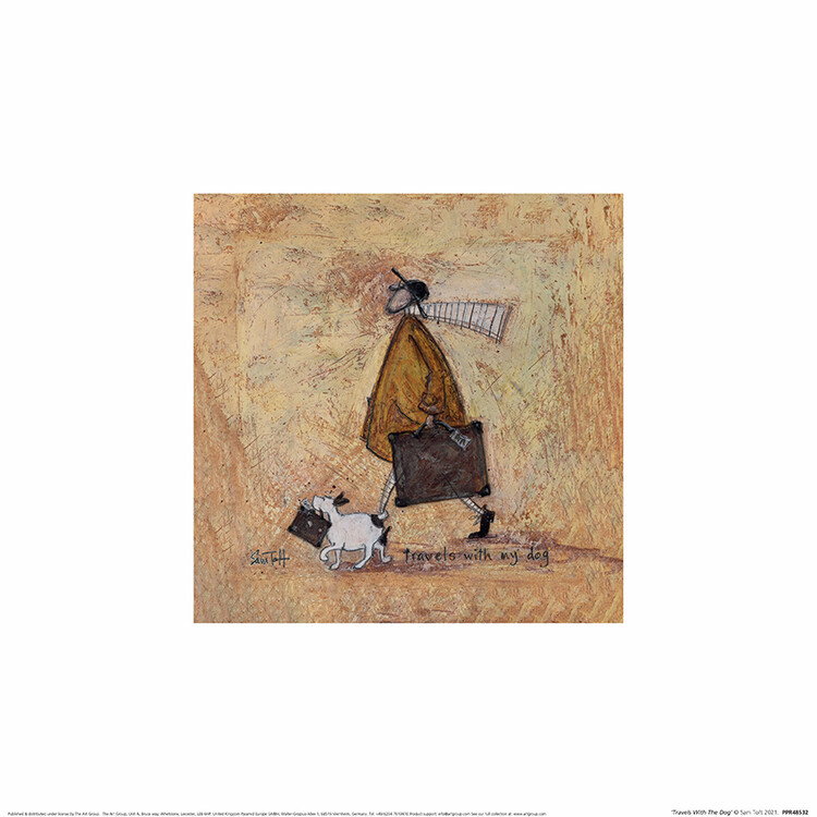 Art Print Sam Toft - Travels With The Dog | Posters, Wall Art | Europosters
