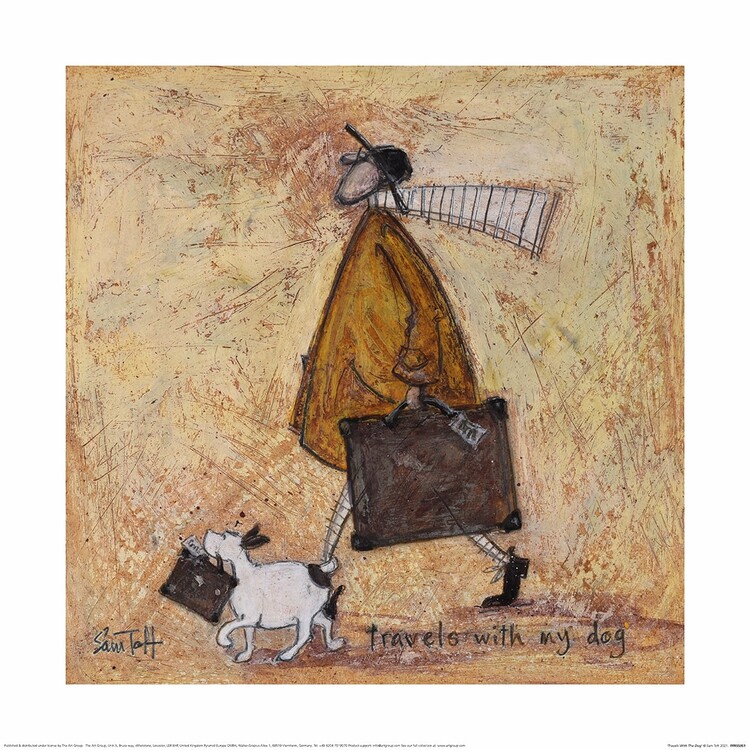 Art Print Sam Toft - Travels With The Dog | Posters, Wall Art | Europosters