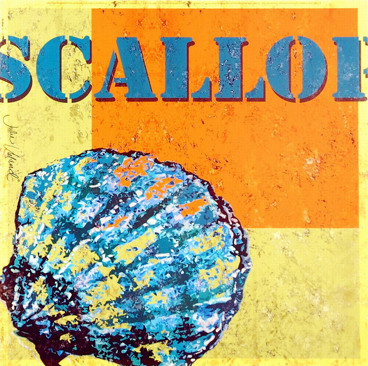 Art Print Scallop, Julie Ueland | Posters, Wall Art | Europosters