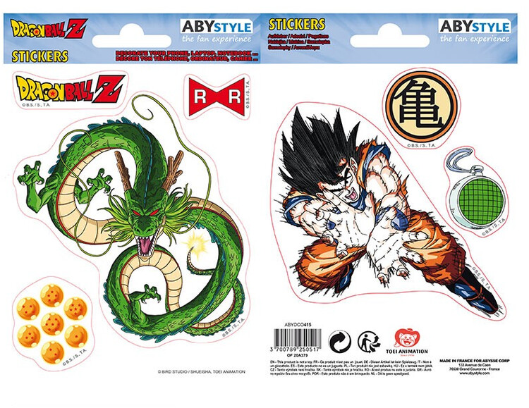 Stickers Dragon Ball - DBZ/Shenron | Tips for original gifts