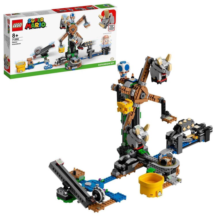 LEGO Super Mario - Reznor Knockdown Expansion Set 71390 | Posters ...