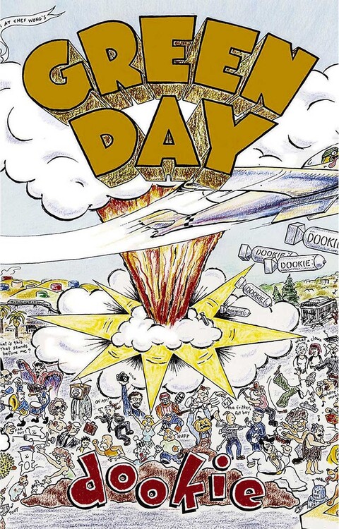Textile poster Green Day - Dookie buy online