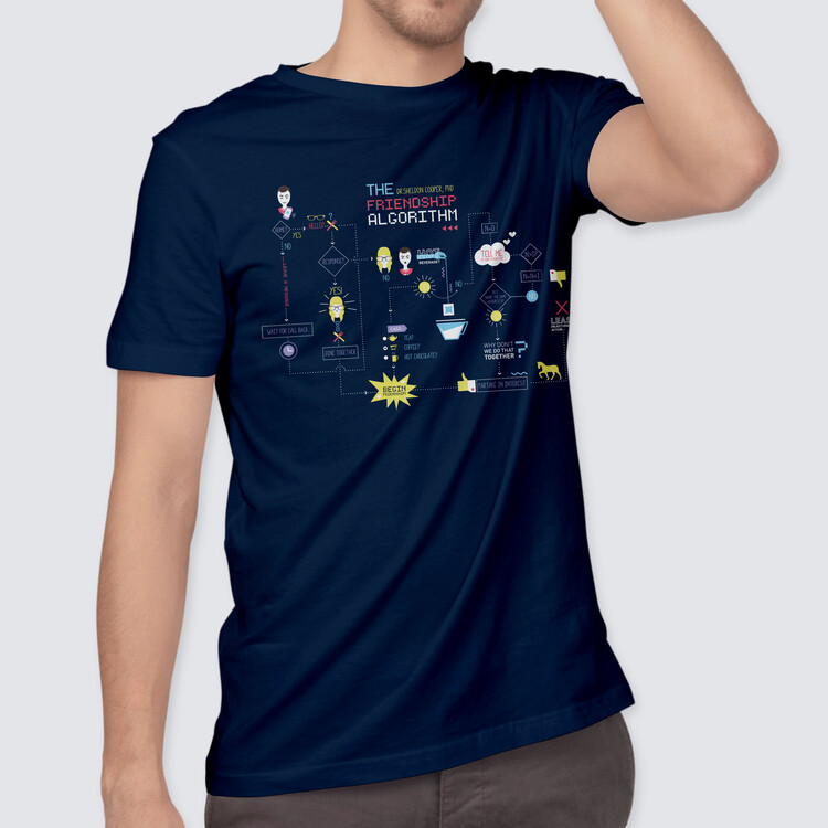 T-shirt The Big Bang Theory - The Friendship Algorithm | Tips for ...