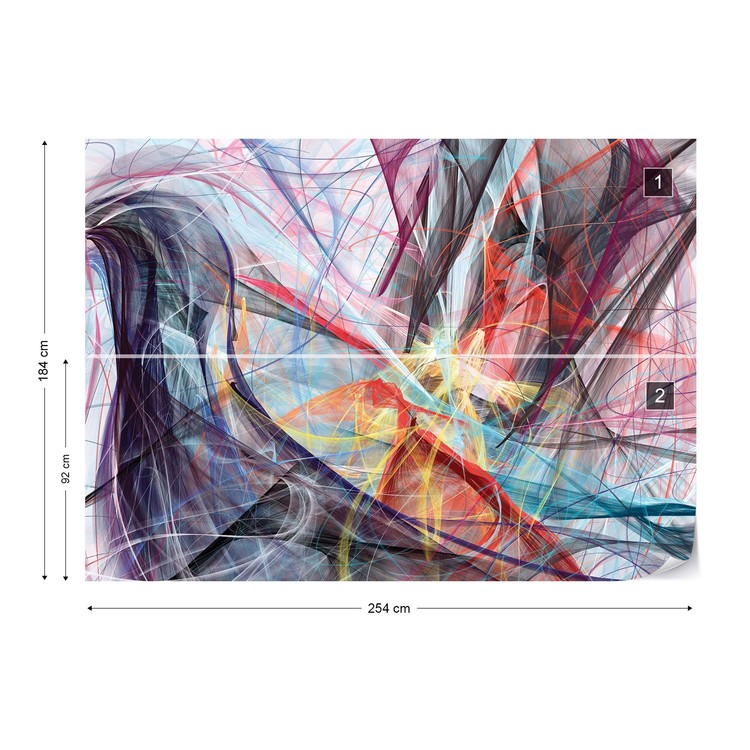 Abstract Art Wall Paper Mural | Buy at EuroPosters