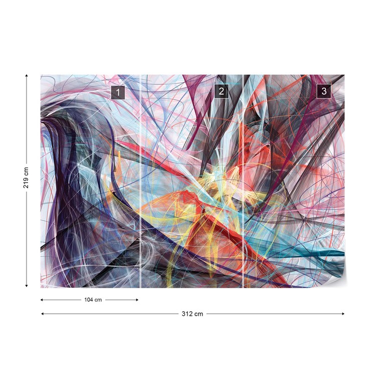 Abstract Art Wall Paper Mural | Buy at EuroPosters