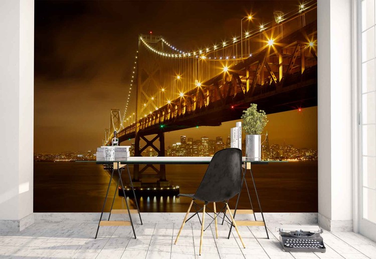 Bay Bridge Wall Paper Mural | Buy at EuroPosters