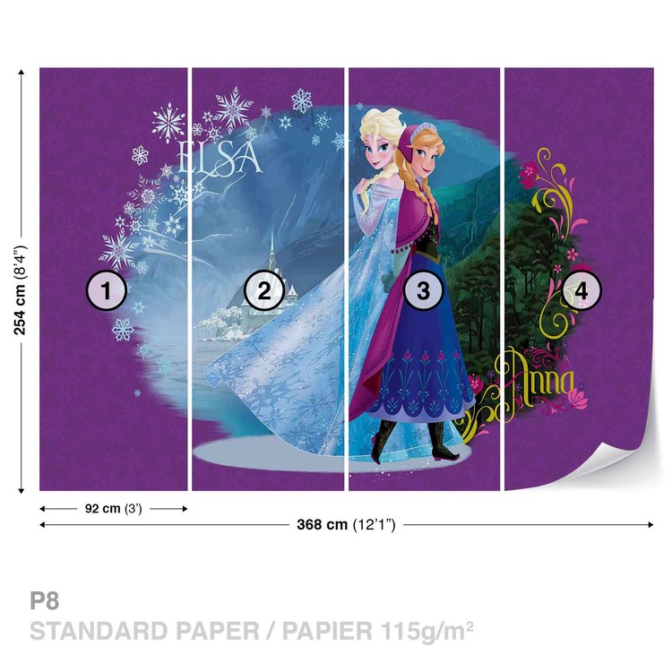 Disney Frozen Wall Paper Mural | Buy at EuroPosters