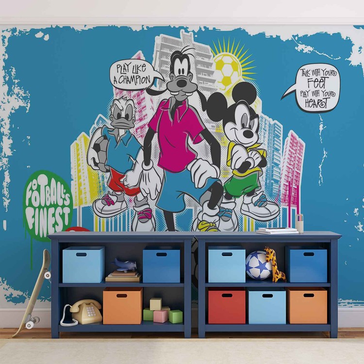 Disney Mickey Mouse Wall Paper Mural | Buy at EuroPosters