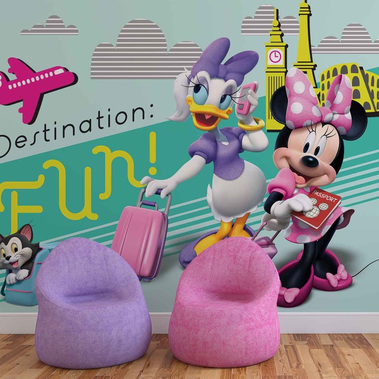 Disney Minnie Mouse Wall Paper Mural | Buy at EuroPosters