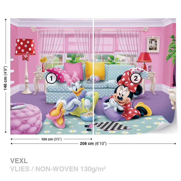 Disney Minnie Mouse Wall Paper Mural | Buy at EuroPosters