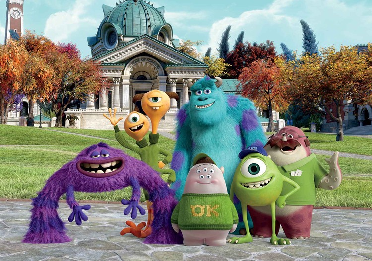 Disney Monsters Inc Wall Paper Mural | Buy at EuroPosters