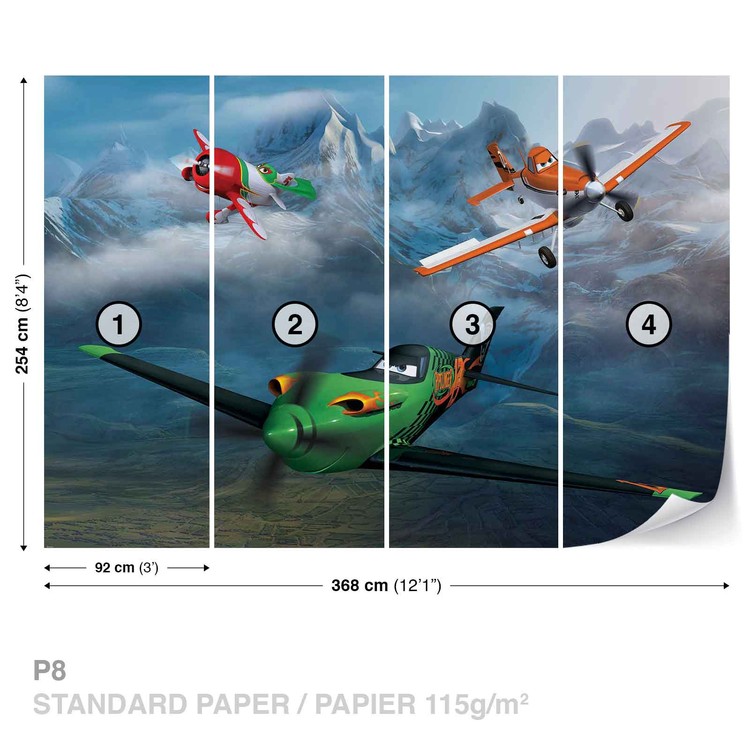 Disney Planes Wall Paper Mural Buy At Europosters