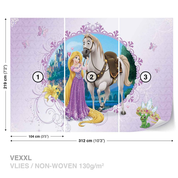 Disney Princesses Rapunzel Wall Paper Mural | Buy at EuroPosters