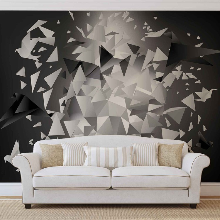 Explosion Birds Abstract Wall Paper Mural | Buy at EuroPosters