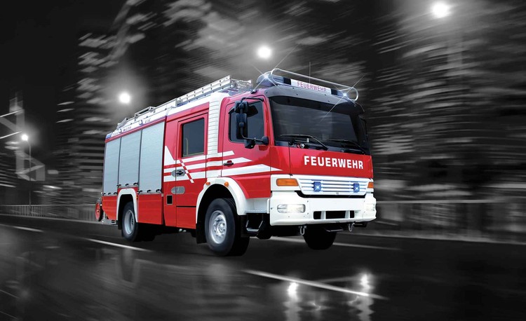 Fire Engine Wall Paper Mural | Buy at EuroPosters
