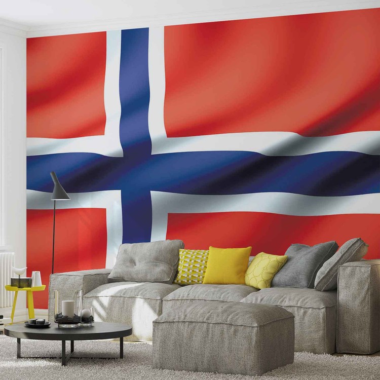 Flag Norway Wall Paper Mural | Buy at EuroPosters