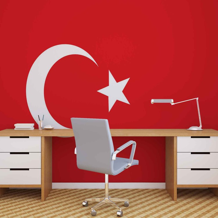 Flag Turkey Wall Paper Mural | Buy at EuroPosters