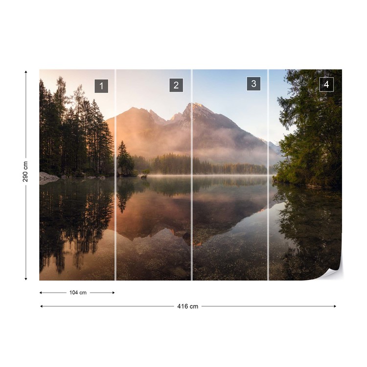 Glowing Mist Wall Paper Mural | Buy at EuroPosters