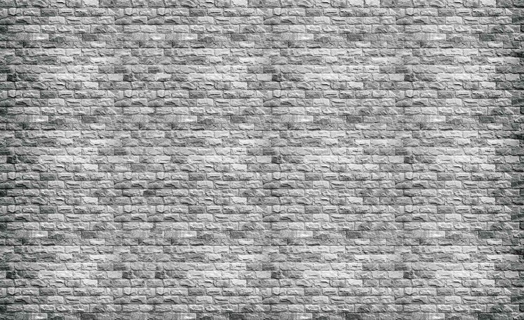 Gray Brick Wall Wall Paper Mural | Buy at EuroPosters