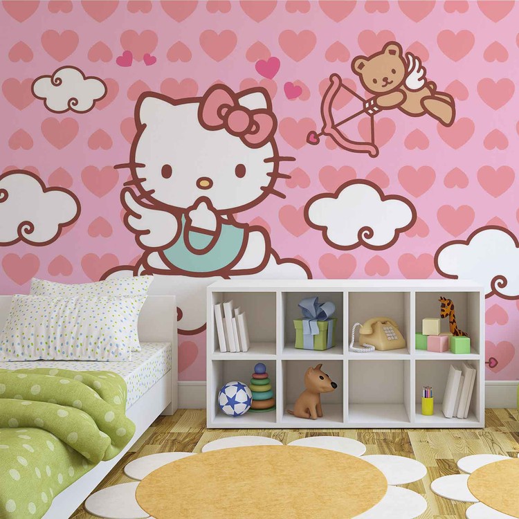 Hello Kitty Wall Paper Mural | Buy at EuroPosters