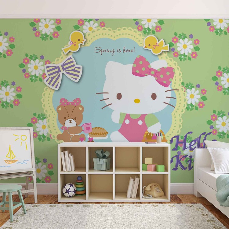 Hello Kitty Wall Paper Mural | Buy at EuroPosters