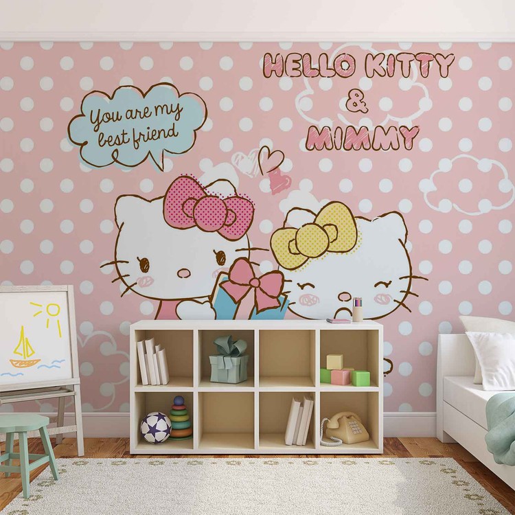 Hello Kitty Wall Paper Mural | Buy at EuroPosters