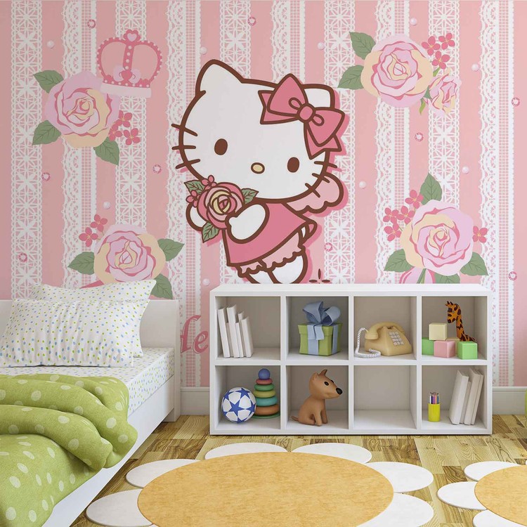 Hello Kitty Wall Paper Mural | Buy at EuroPosters