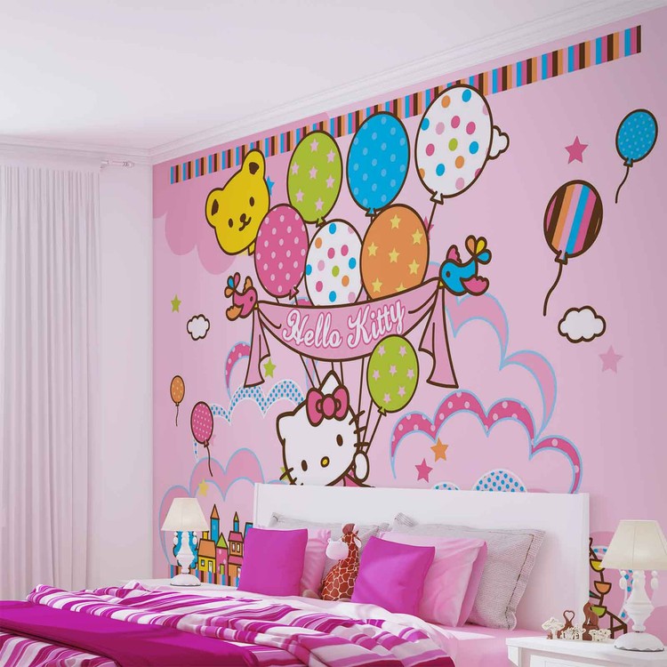 Hello Kitty Wall Paper Mural | Buy at EuroPosters