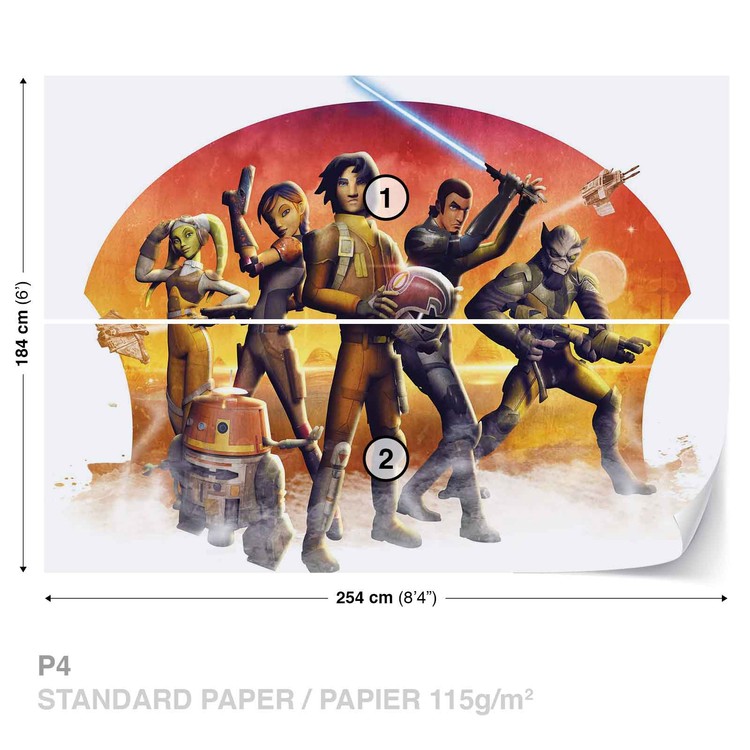 Star Wars Rebels Wall Paper Mural | Buy at EuroPosters