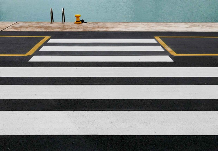 Zebra Crossing To The Sea Wall Paper Mural | Buy at EuroPosters