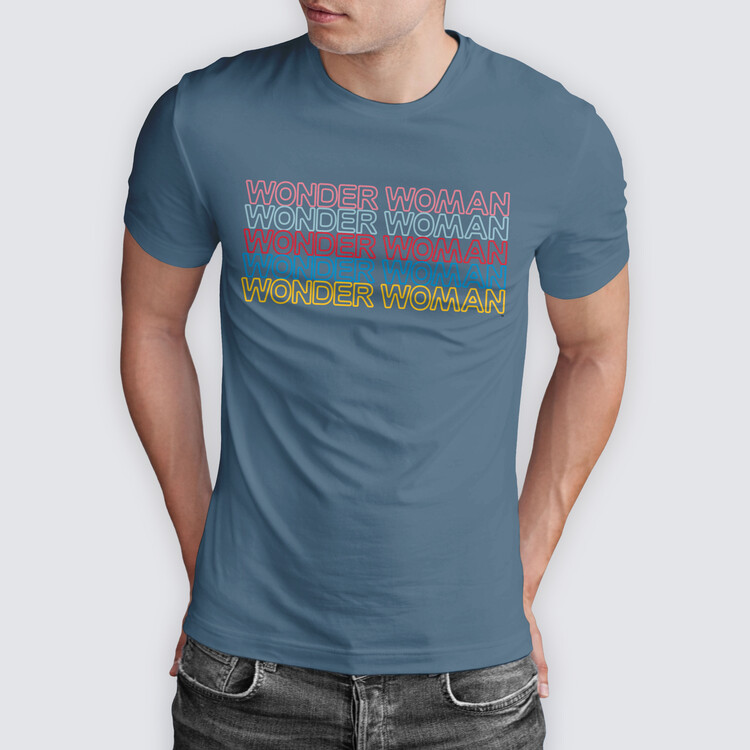 T-shirt Wonder Woman - Multiple Logo | Tips for original gifts ...