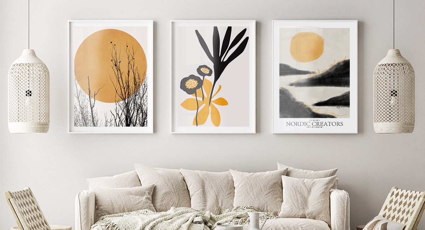 Bright yellow Posters & Wall Art Prints | Buy Online at EuroPosters