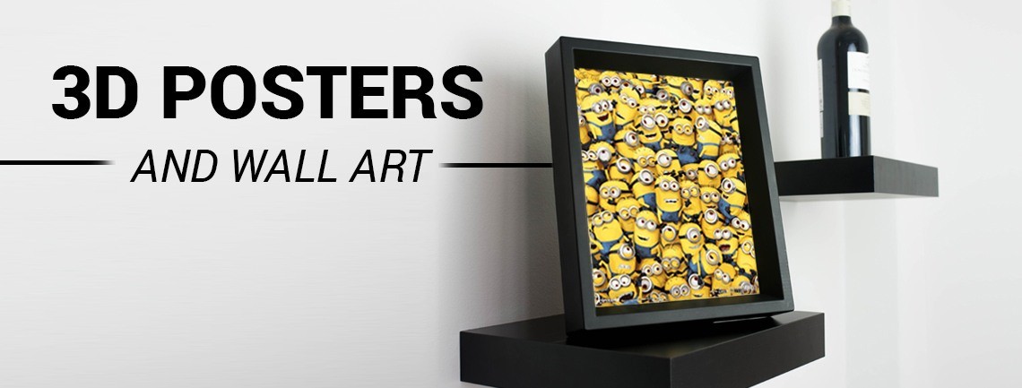 3D Framed Posters & Wall Art Prints | Buy Online at EuroPosters
